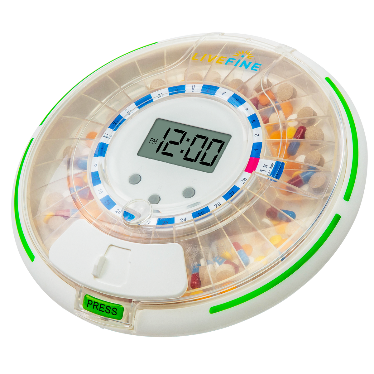 Automatic Pill Dispenser with Bluetooth® – LiveFine